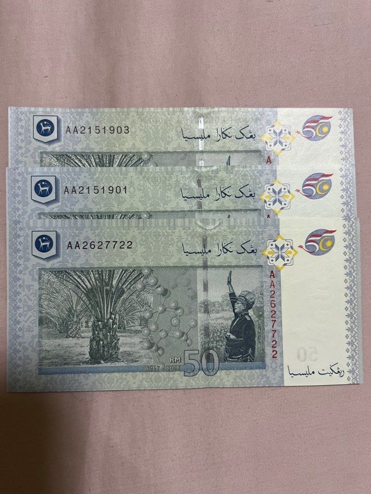 RM50 Limited Edition 50th Anniversary of Independence (Super Rare-AA ...