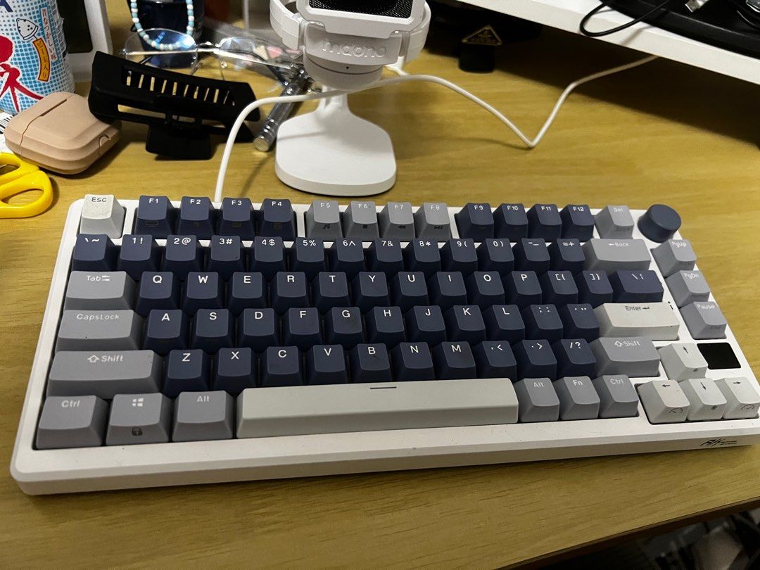 Royal Kludge M75 RKM75 75% Tri-Mode Gasket Mechanical Keyboard Brown Switches Hotswappable ...