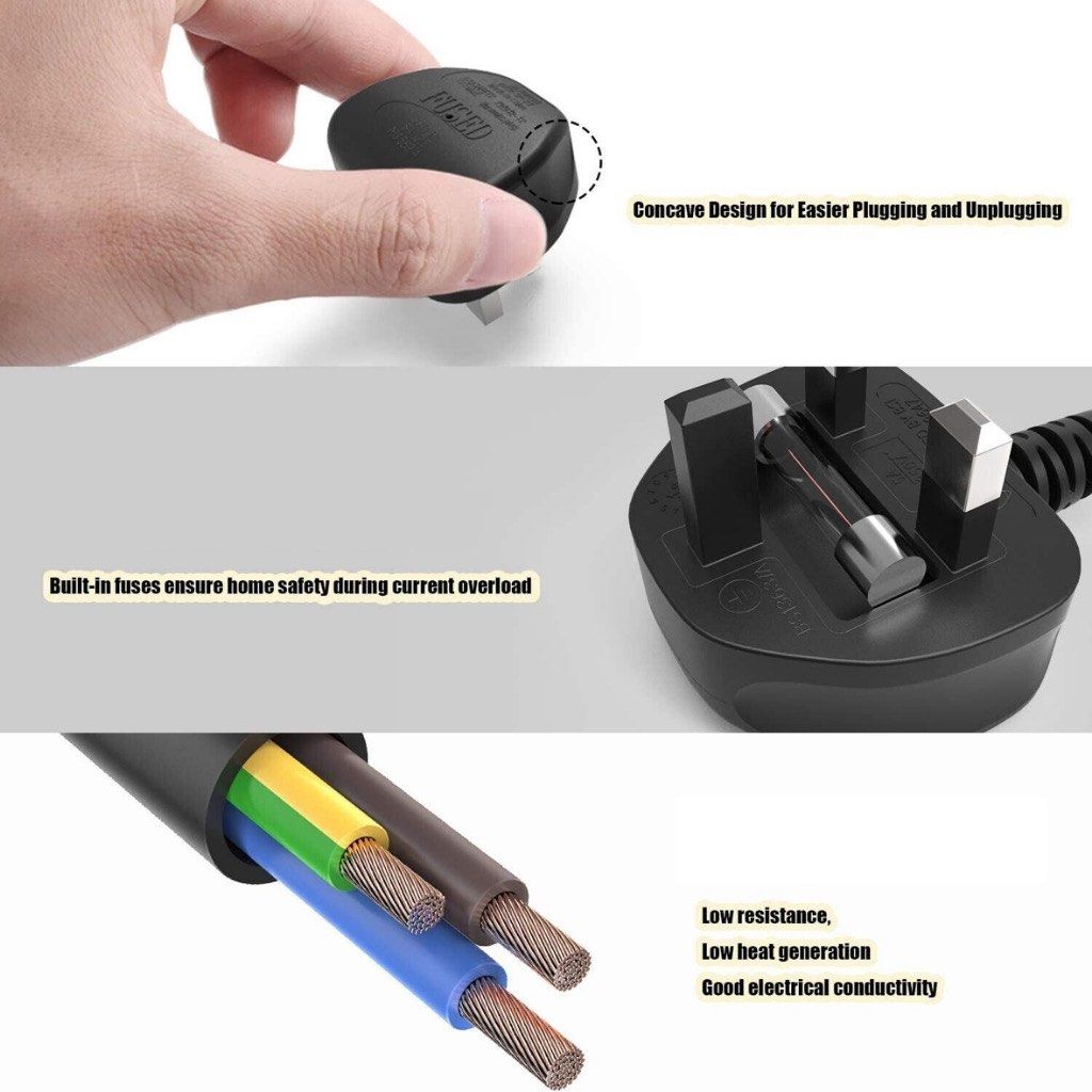 ★SAFETY Mark★ C5 Mickey Mouse Cable COMPUTER/LAPTOP Cable POWER CORD 1.5M C5/Cloverleaf Coupler ...