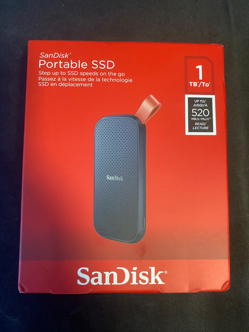 Sandisk External SSD 1TB (in stock), Computers & Tech, Parts ...