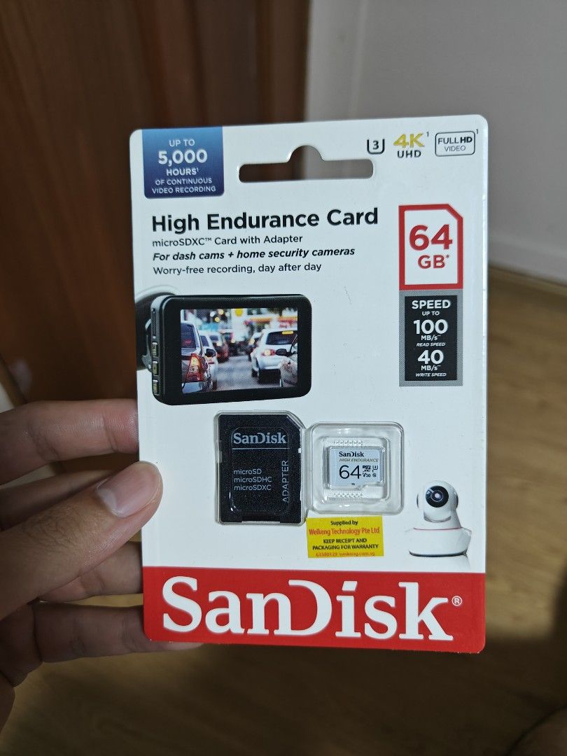 SanDisk High Endurance Card 64GB MicroSDXC, Mobile Phones & Gadgets ...