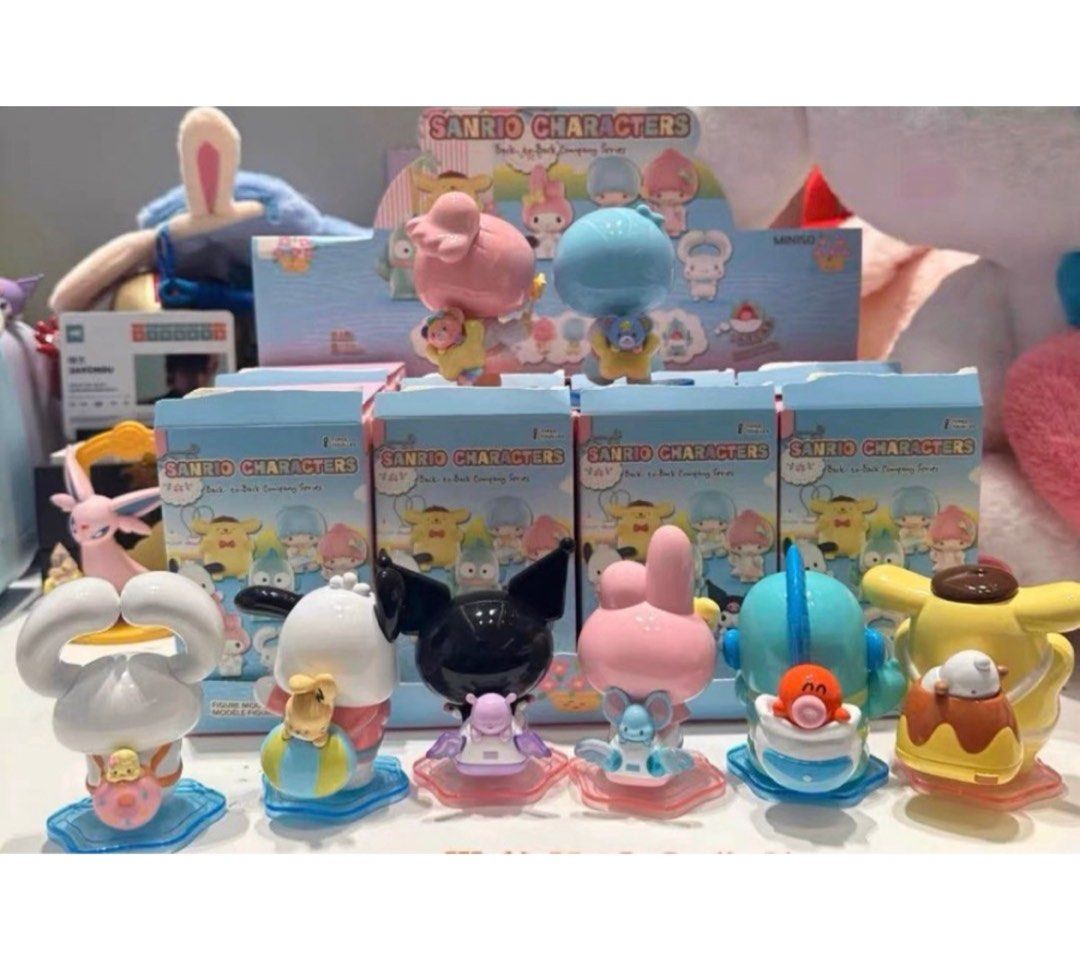 SANRIO CHARACTERS back to back camping series / FULL SET / SINGLE BLIND ...
