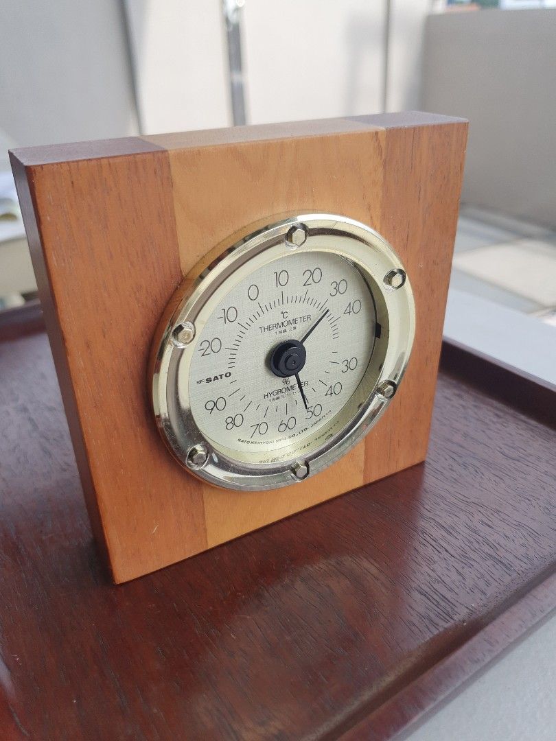Sato Keiryoki Japan Thermometer Hygrometer, Hobbies & Toys, Memorabilia ...