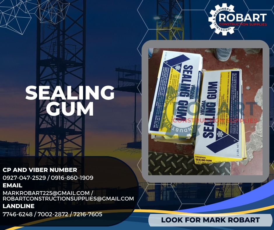 Sealing Gum, Commercial & Industrial, Industrial Equipment on Carousell