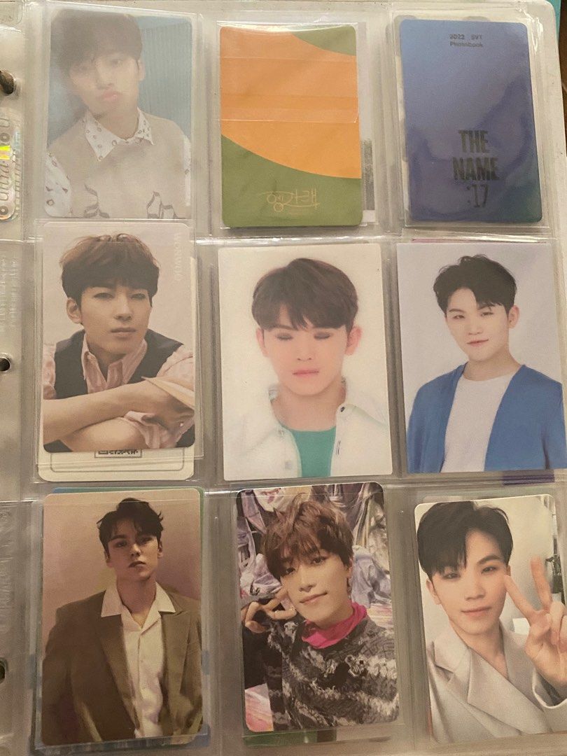 SEVENTEEN PHOTOCARDS (qyop), Hobbies & Toys, Memorabilia & Collectibles, K-Wave on Carousell