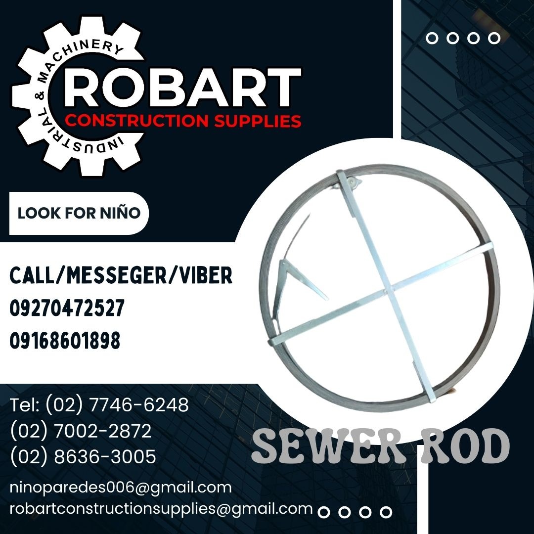 SEWER ROD, Commercial & Industrial, Construction Tools & Equipment on ...