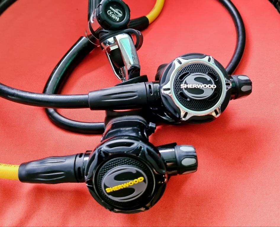 Sherwood SR1 scuba diving regulators set (regulator + octo + first ...