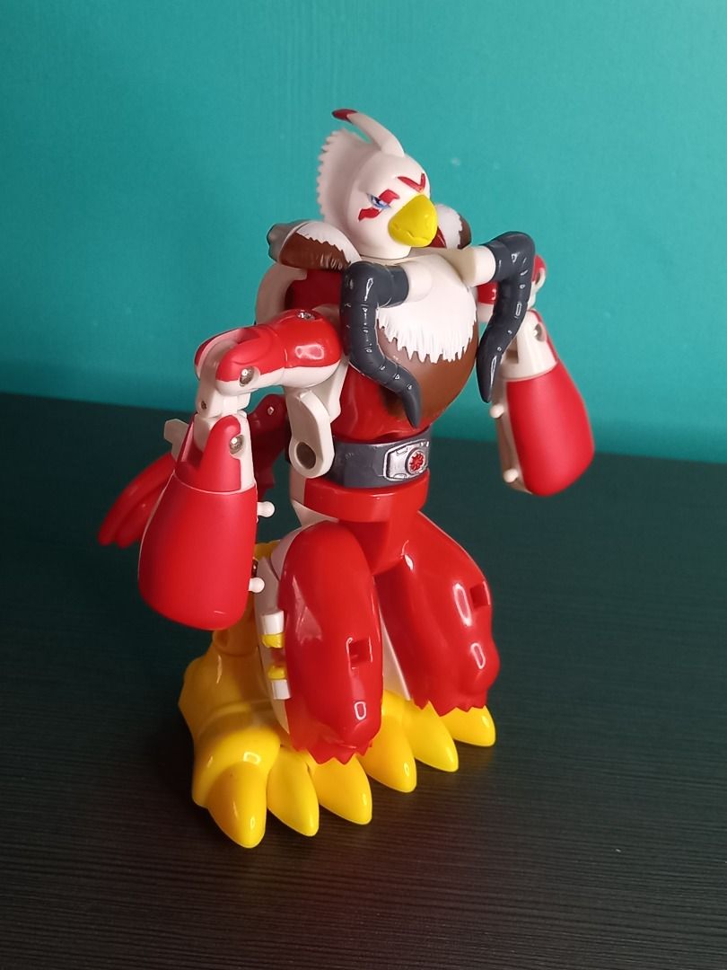 "Silphymon Aquilamon" Digimon Digivolving Bandai Action Figure 7.5 ...