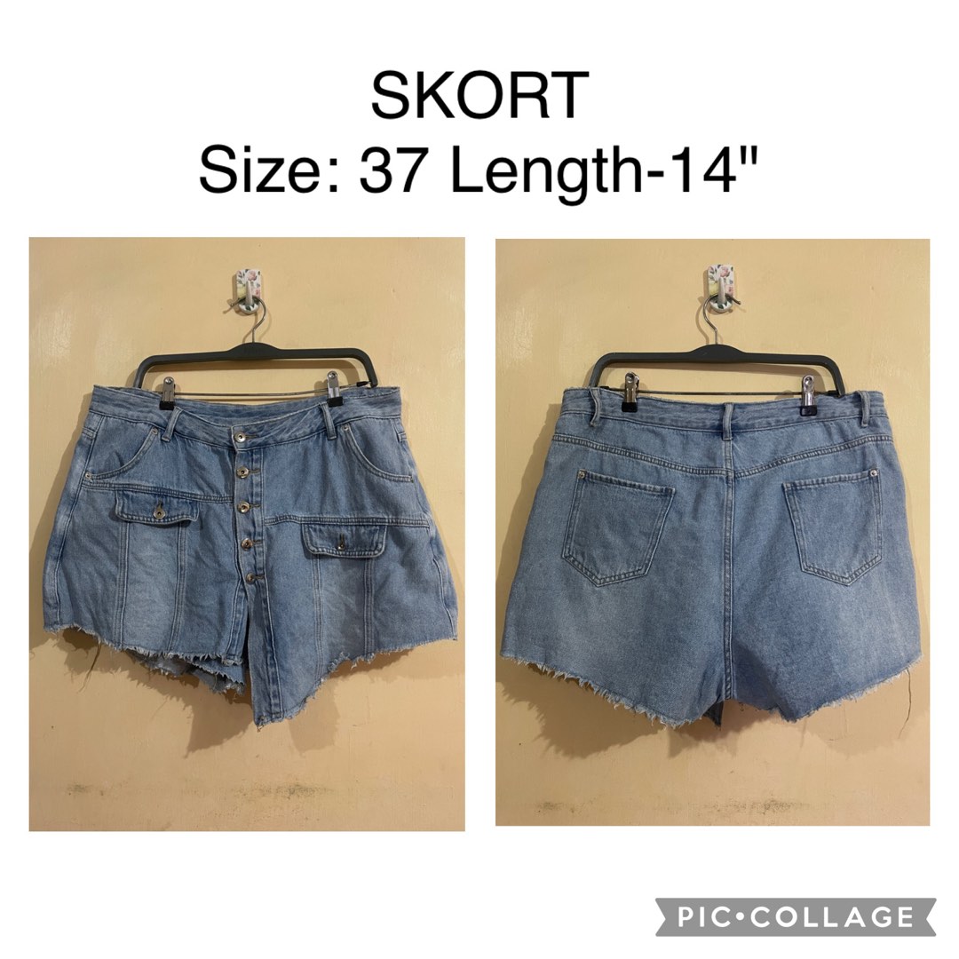 Skort and skirt, Women's Fashion, Bottoms, Shorts on Carousell