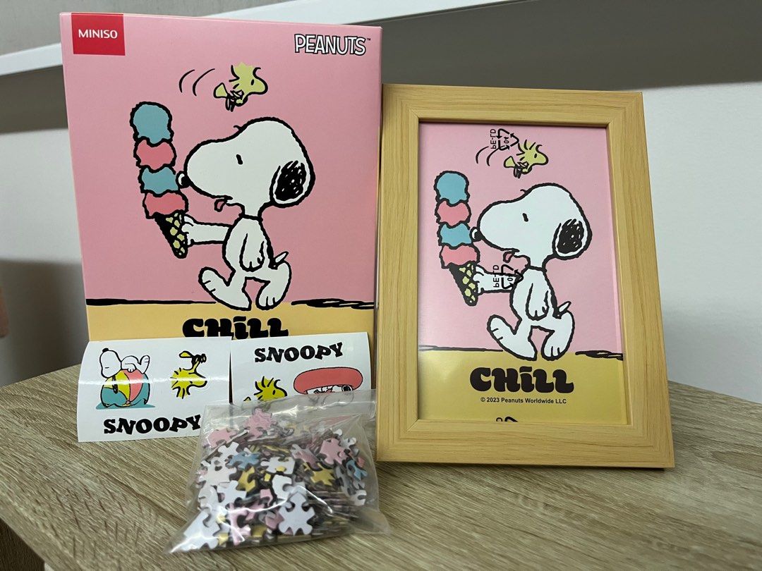 Snoopy 150 pieces puzzle (Fixed), Hobbies & Toys, Toys & Games on Carousell