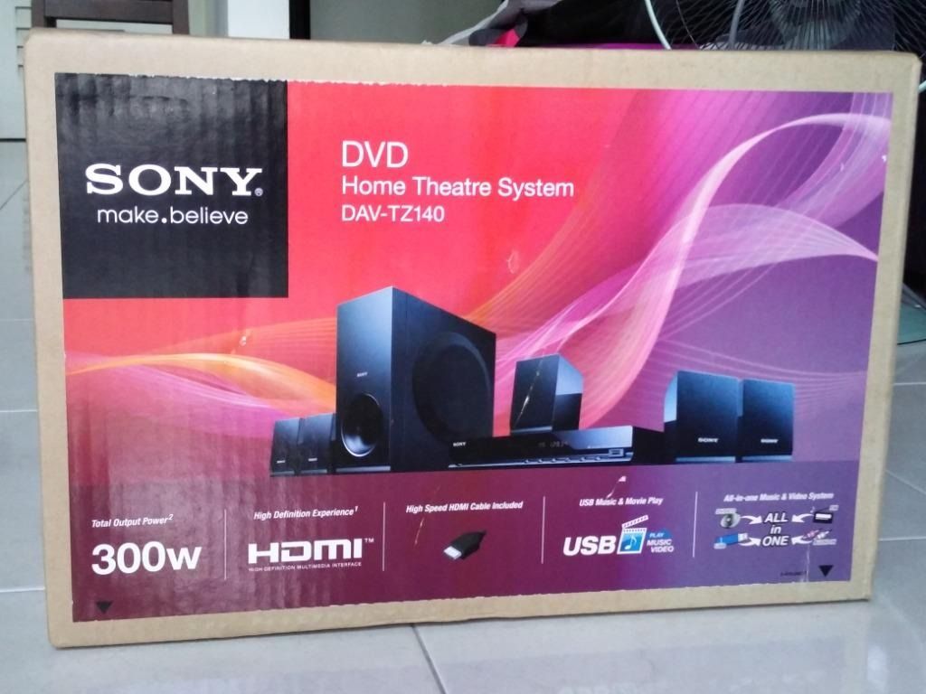 Sony Home Theatre Speaker 5.1 DVD 300W, TV & Home Appliances, TV ...