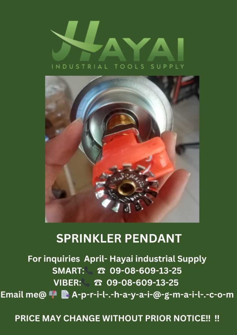 Sprinkler pendant, Commercial & Industrial, Construction Tools ...