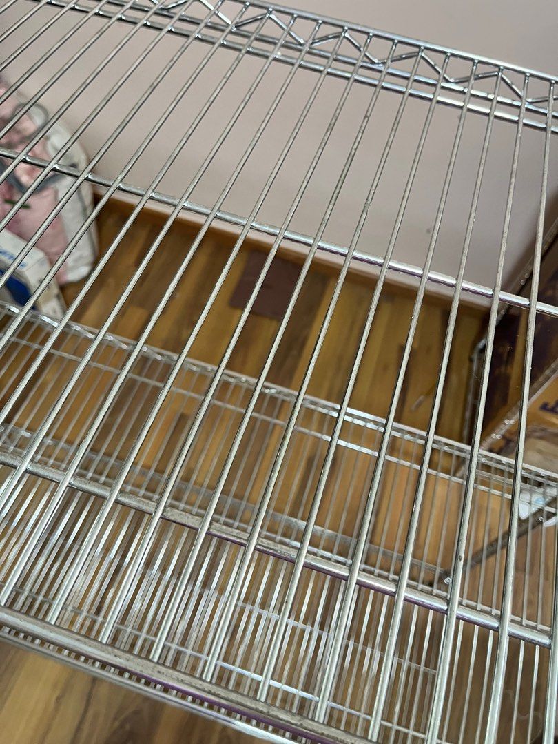 Stainless Steel Metro Rack, Furniture & Home Living, Furniture, Shelves ...