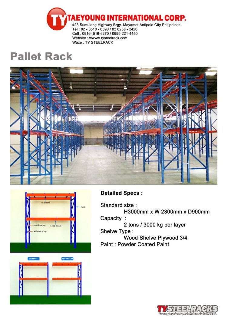 Storage Racking System Heavy Duty, Furniture & Home Living, Furniture ...