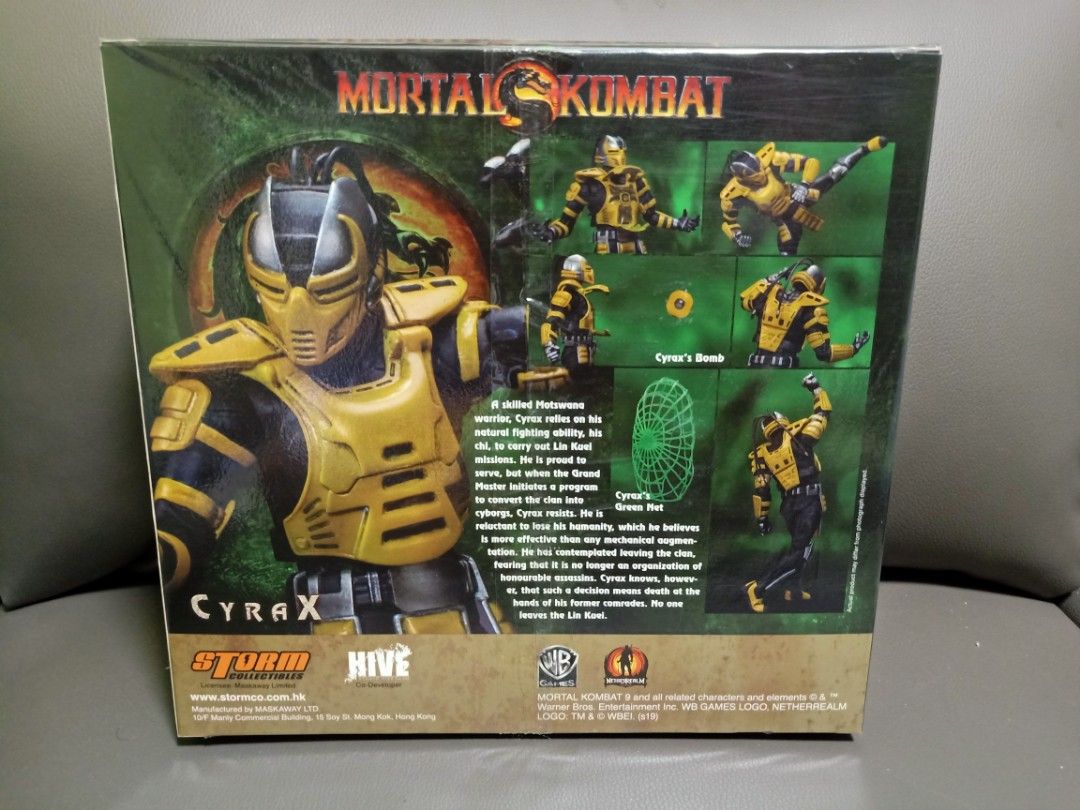 Storm collectibles Cyrax Robot 1/12 scale, Hobbies & Toys, Toys & Games ...