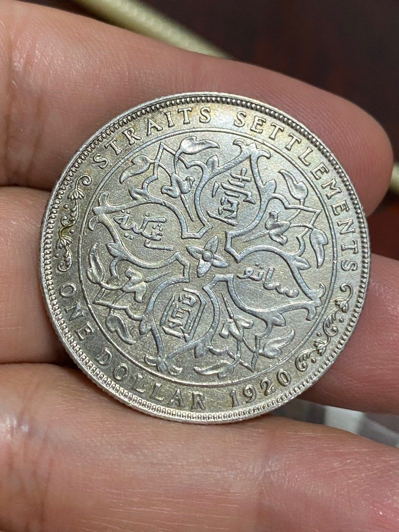 Straits Settlements 1920 Dollar Silver Coin, Hobbies & Toys ...