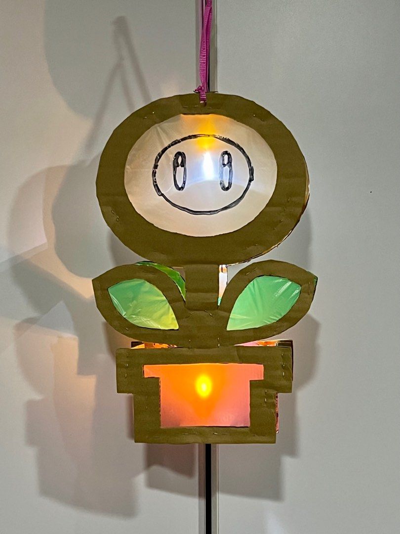 Super Mario Movie - Fire Flower (recycled) Mid Autumn Festival, Hobbies ...