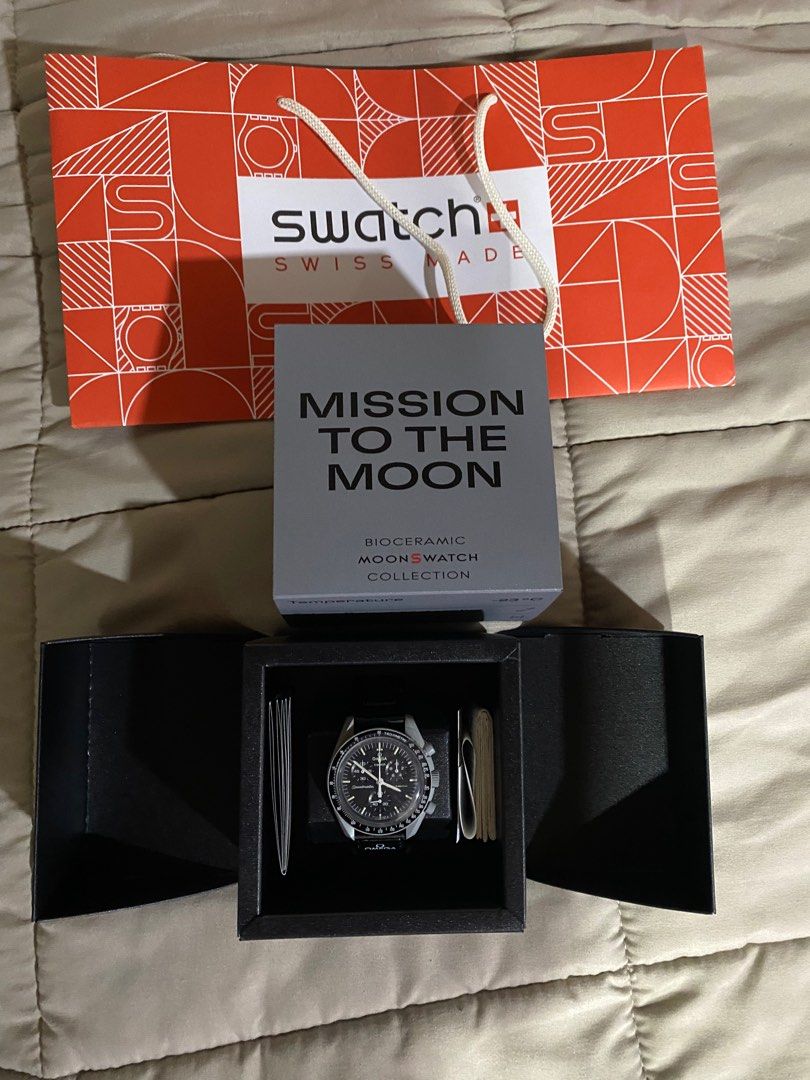 Swatch x Omega Moon Edition Moon Swatch, Men's Fashion, Watches ...