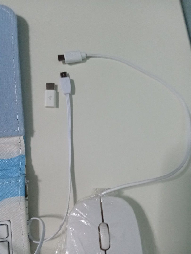 Tablet / Phone Keyboard Universal USB Type C Cable OTG Wired With Mouse ...
