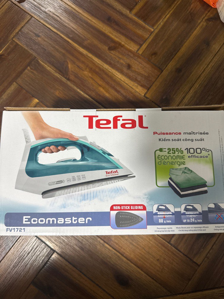 Tefal iron ecomaster, TV & Home Appliances, Irons & Steamers on Carousell