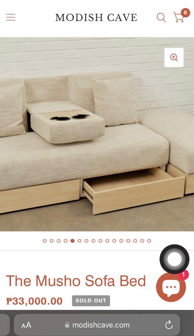The Musho Sofa Bed, Furniture & Home Living, Furniture, Sofas on Carousell