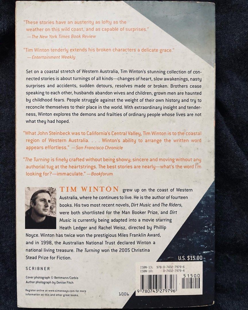 The Turning: Stories By Tim Winton, Hobbies & Toys, Books & Magazines ...