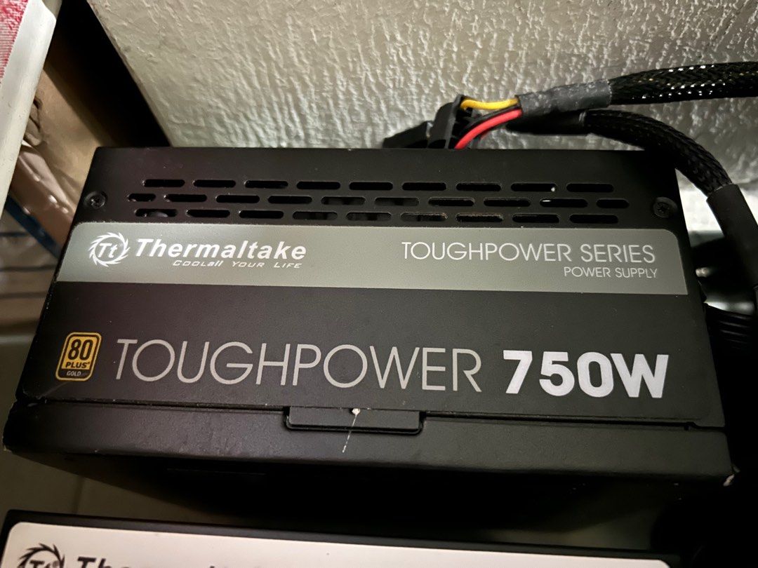 Thermaltake psu 750w non modular psu, Computers & Tech, Parts ...