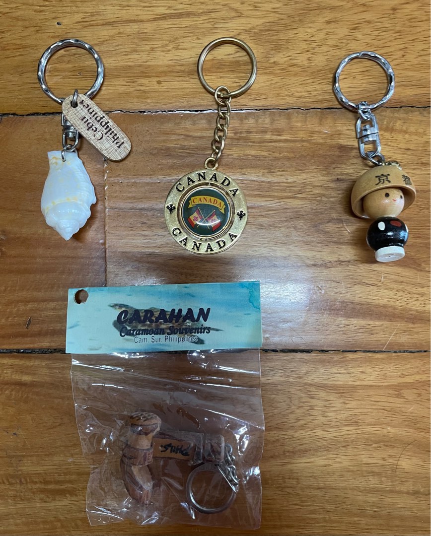 Tokyo Japan , Canada , Cebu and Caramoan Camarines Sur Keychains, Women ...