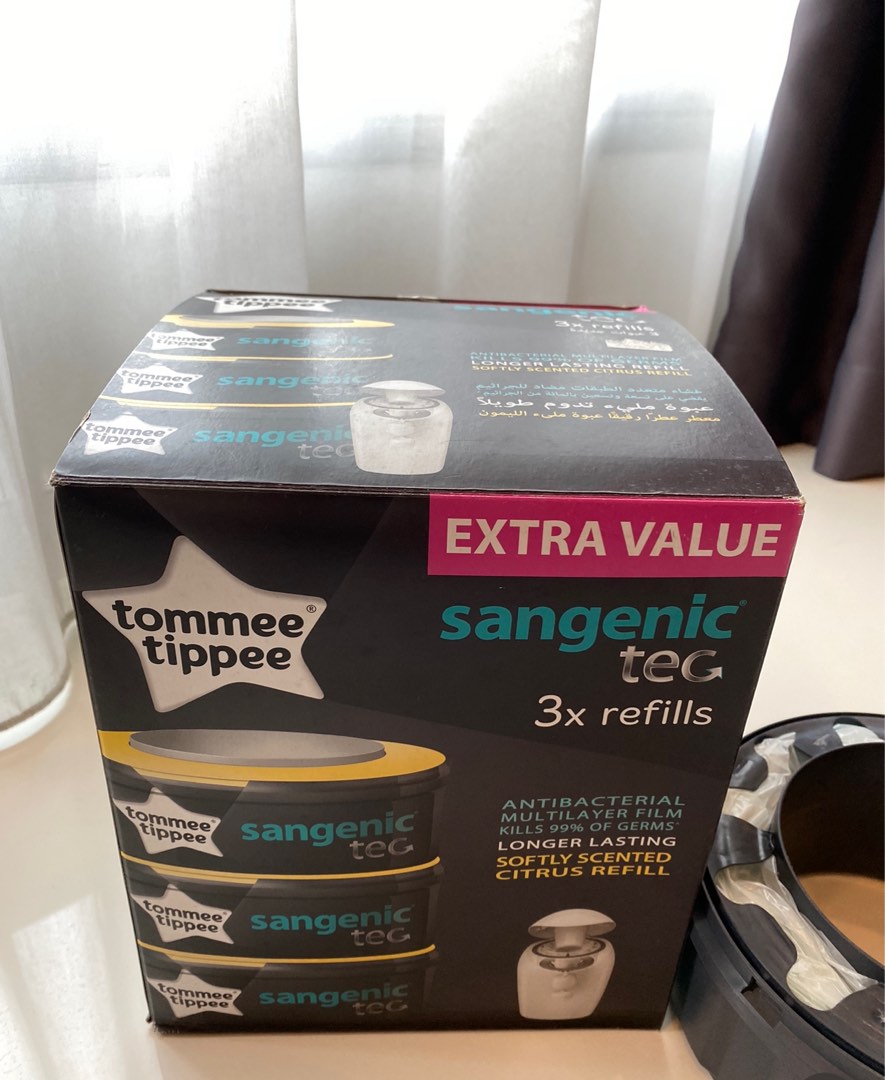 Tommee Tippee Sangenic Tec Compatible Cassette - Pack of 3 (Diaper bin ...