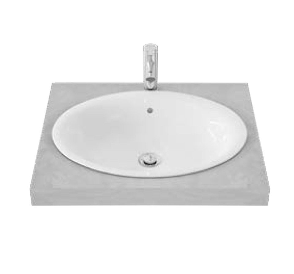 TOTO self rimming basin, Furniture & Home Living, Bathroom & Kitchen ...
