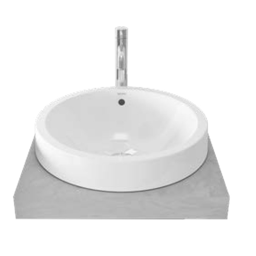 TOTO semi recessed basin, Furniture & Home Living, Bathroom & Kitchen ...