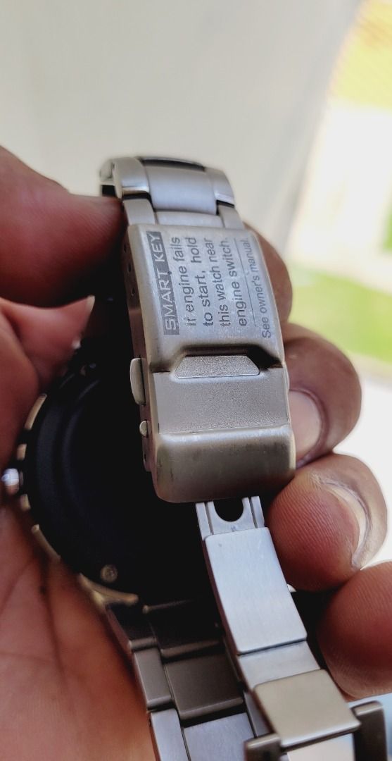 Toyota Smart Key Watch Titanium, Men's Fashion, Watches & Accessories ...