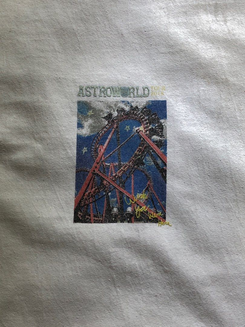 Travis Scott Astroworld Tour 2018 Shirt, Men's Fashion, Tops & Sets ...