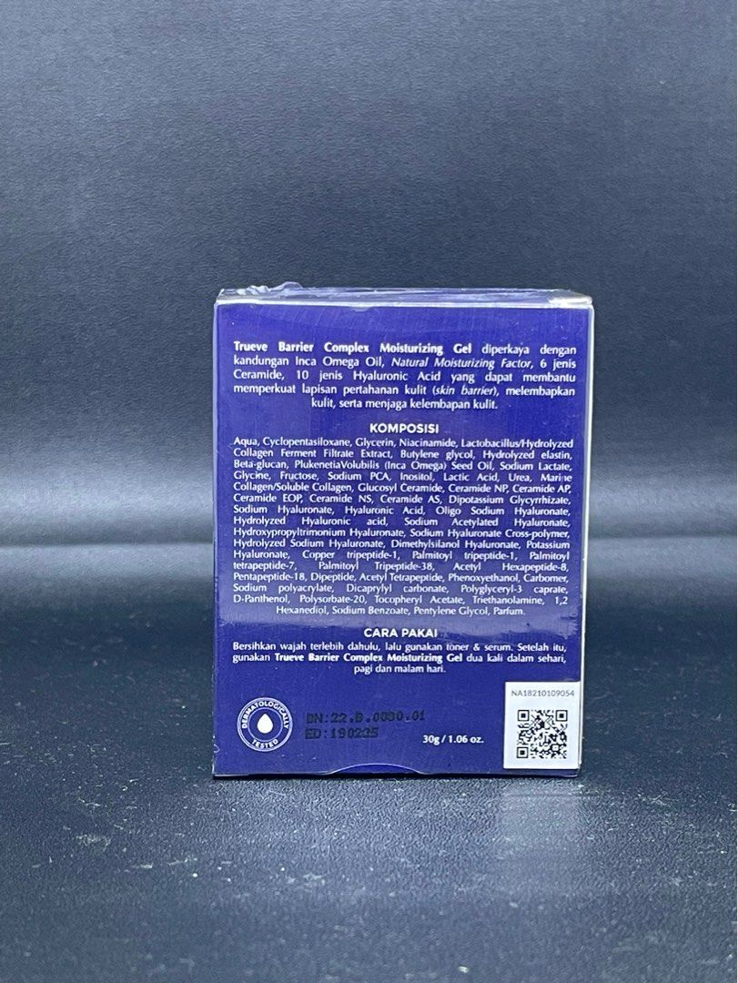 TRUEVE Barrier Complex Moisturizing Gel 30gr, Kesehatan & Kecantikan ...