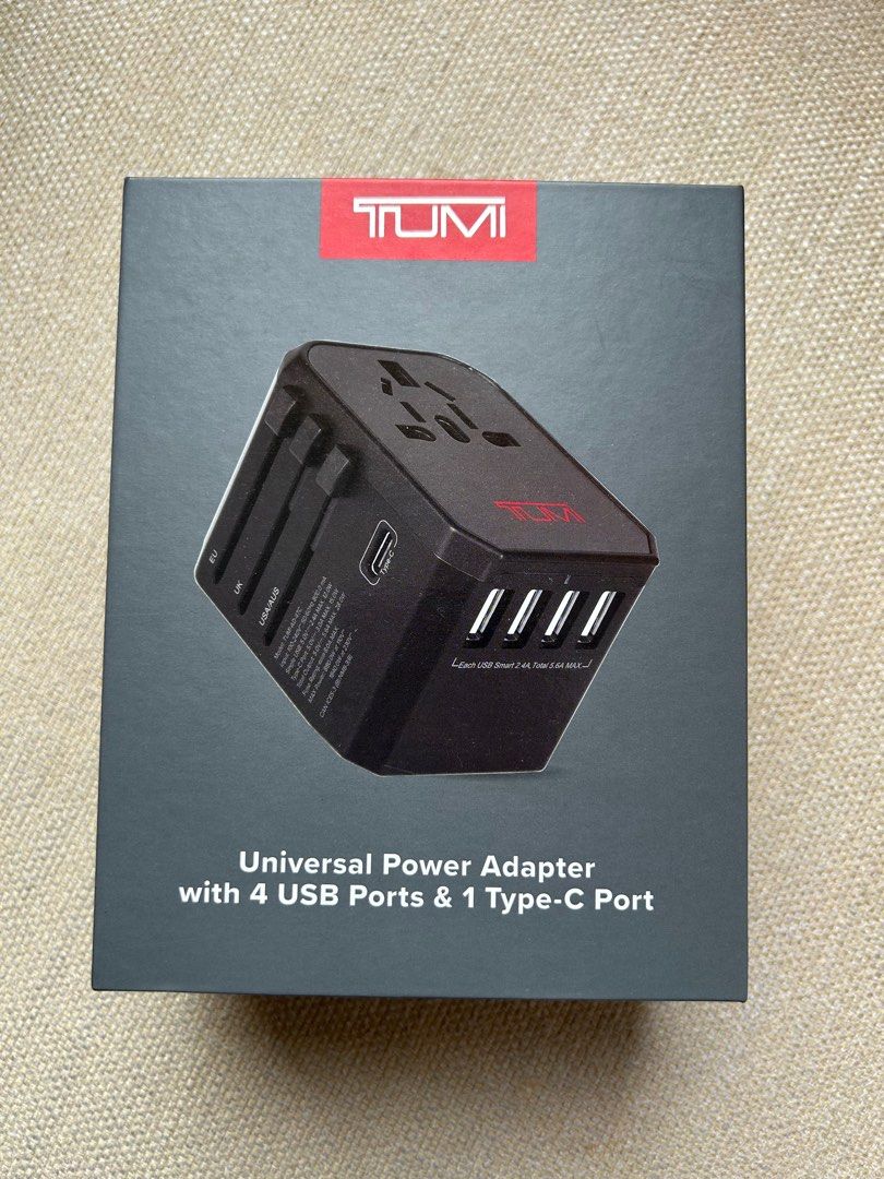 Tumi Travel Adapter, 手提電話, 其他裝置 - Carousell