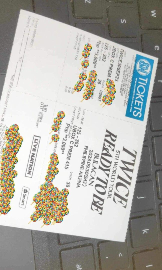 Twice ticket Day 1, Tickets & Vouchers, Event Tickets on Carousell