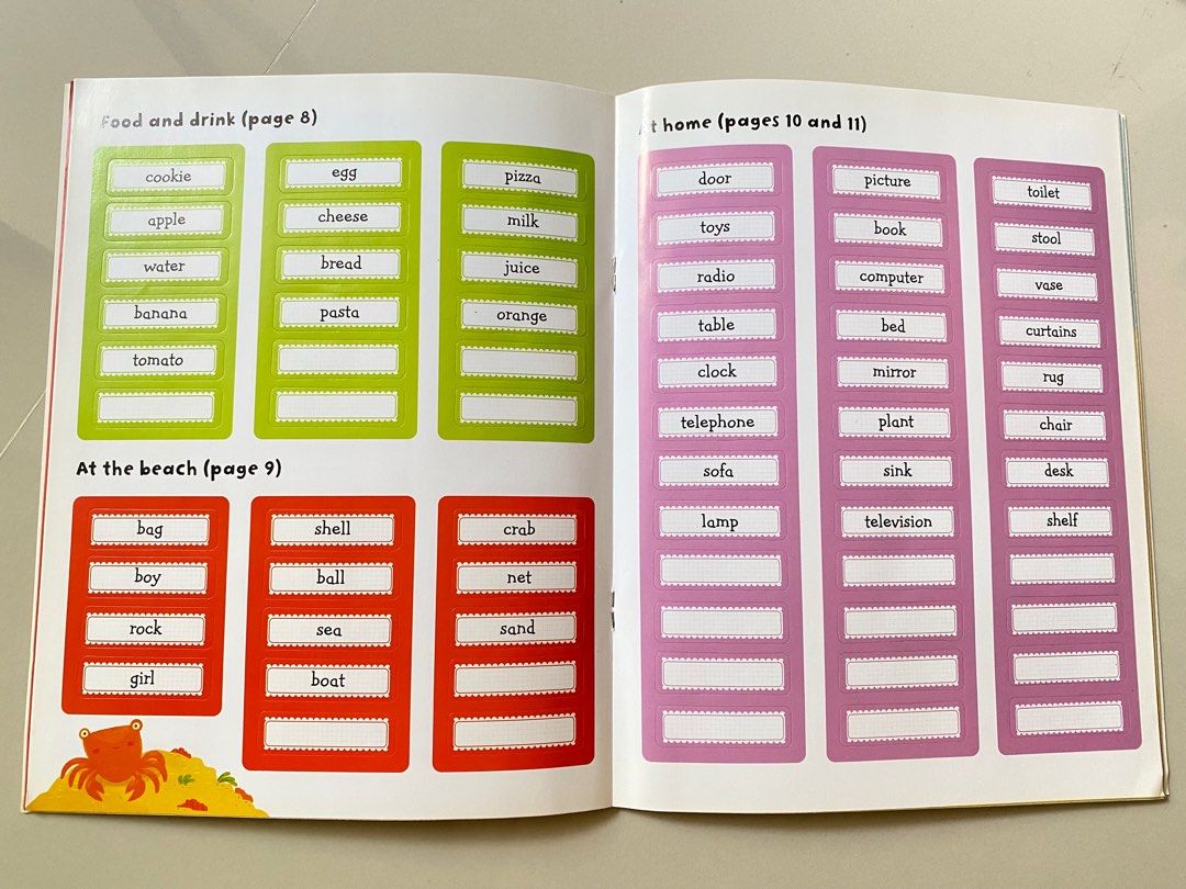 USBORNE - Sticker Book / Activity book, Hobbies & Toys, Books ...