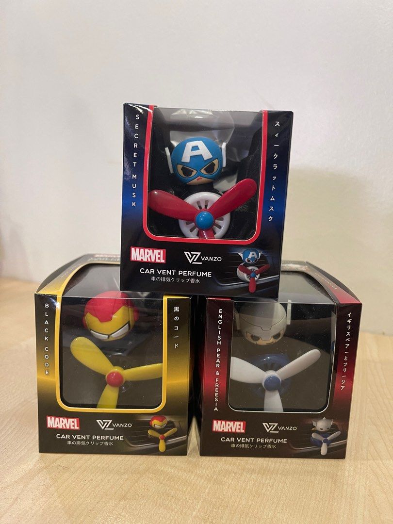 Vanzo Marvel Series Scent Car Vent Perfume, Auto Accessories on Carousell