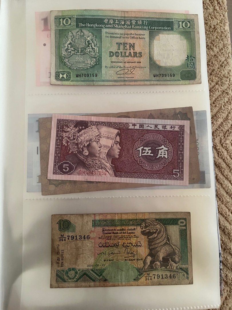 Various currencies old notes, Hobbies & Toys, Collectibles ...