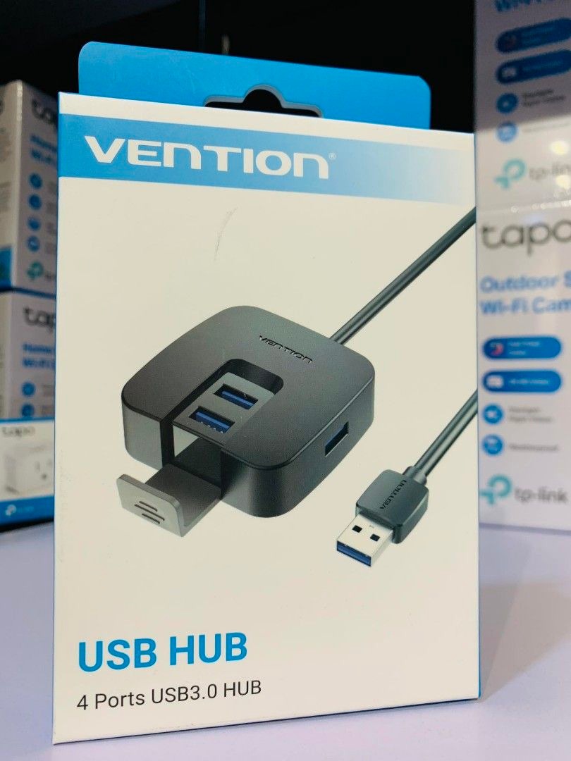 Vention 4-Ports USB Hub 0.15M USB 3.0 Black CHBBB, Computers & Tech ...