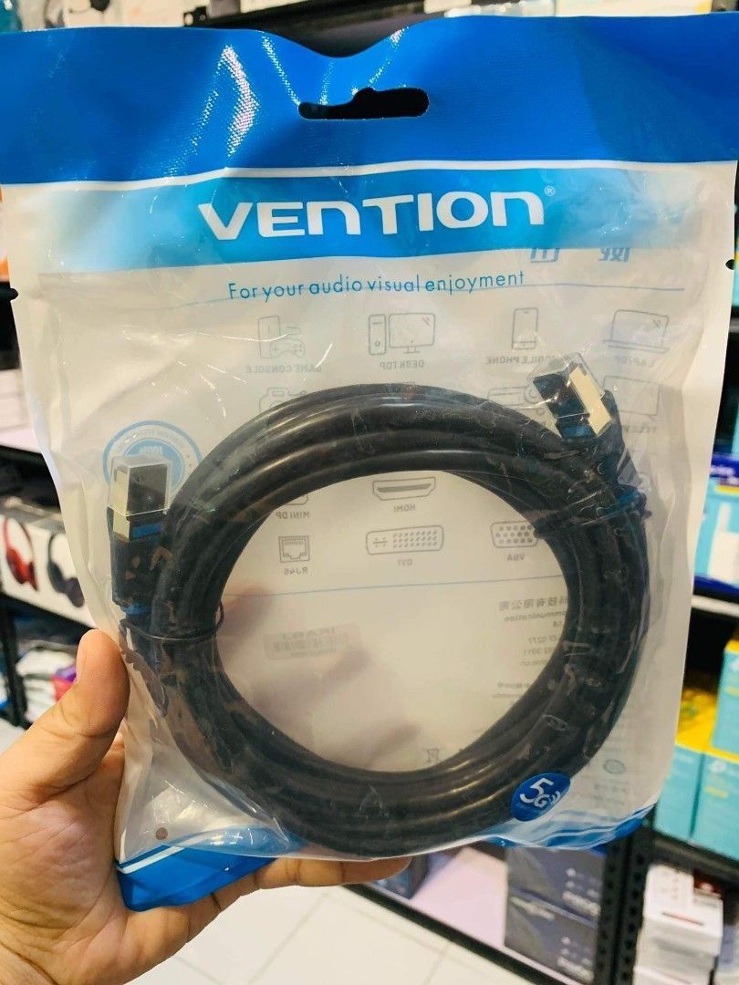 Vention 5M Cat8 SFTP Patch Cable Black IKABJ, Computers & Tech, Parts ...