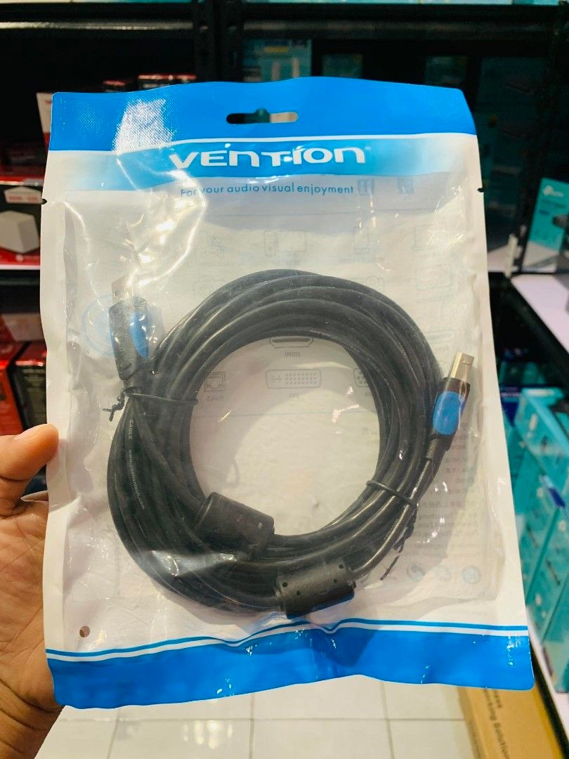 Vention 5M USB-A 2.0 Male to USB-B Male Printer Cable Black VAS-A16 ...