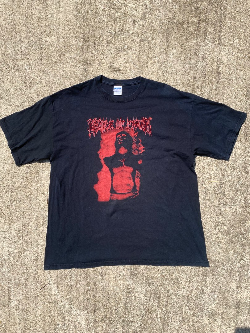 Vintage Cradle of Filth Band Tee, Men's Fashion, Tops & Sets, Tshirts ...