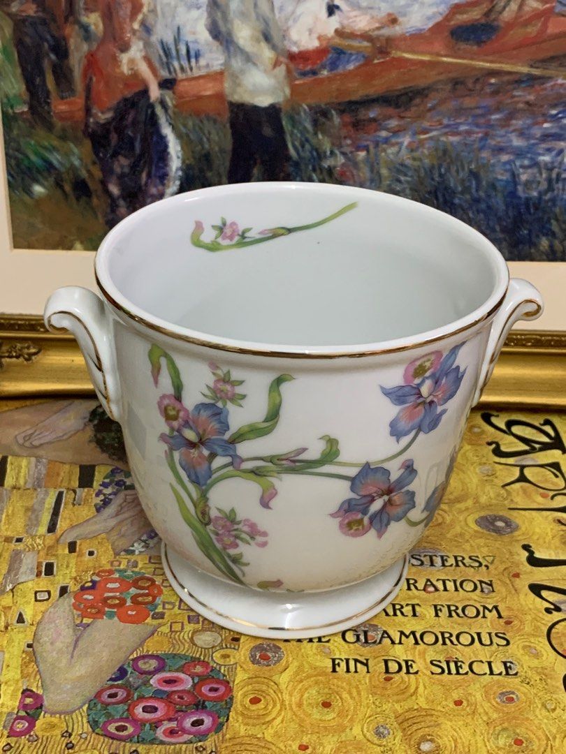 Vintage JAFFE ROSE PRESENTATION FINE - PORCELAIN Vase . Dresden Germany ...