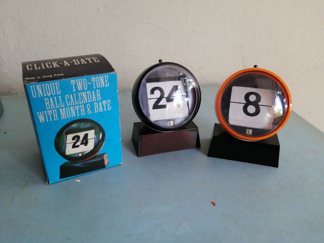 Vintage Month and Date Calendar, Hobbies & Toys, Memorabilia ...