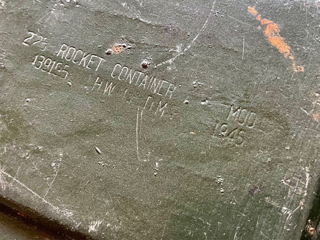 Vintage world war 2 Us military rocket container, Hobbies & Toys ...