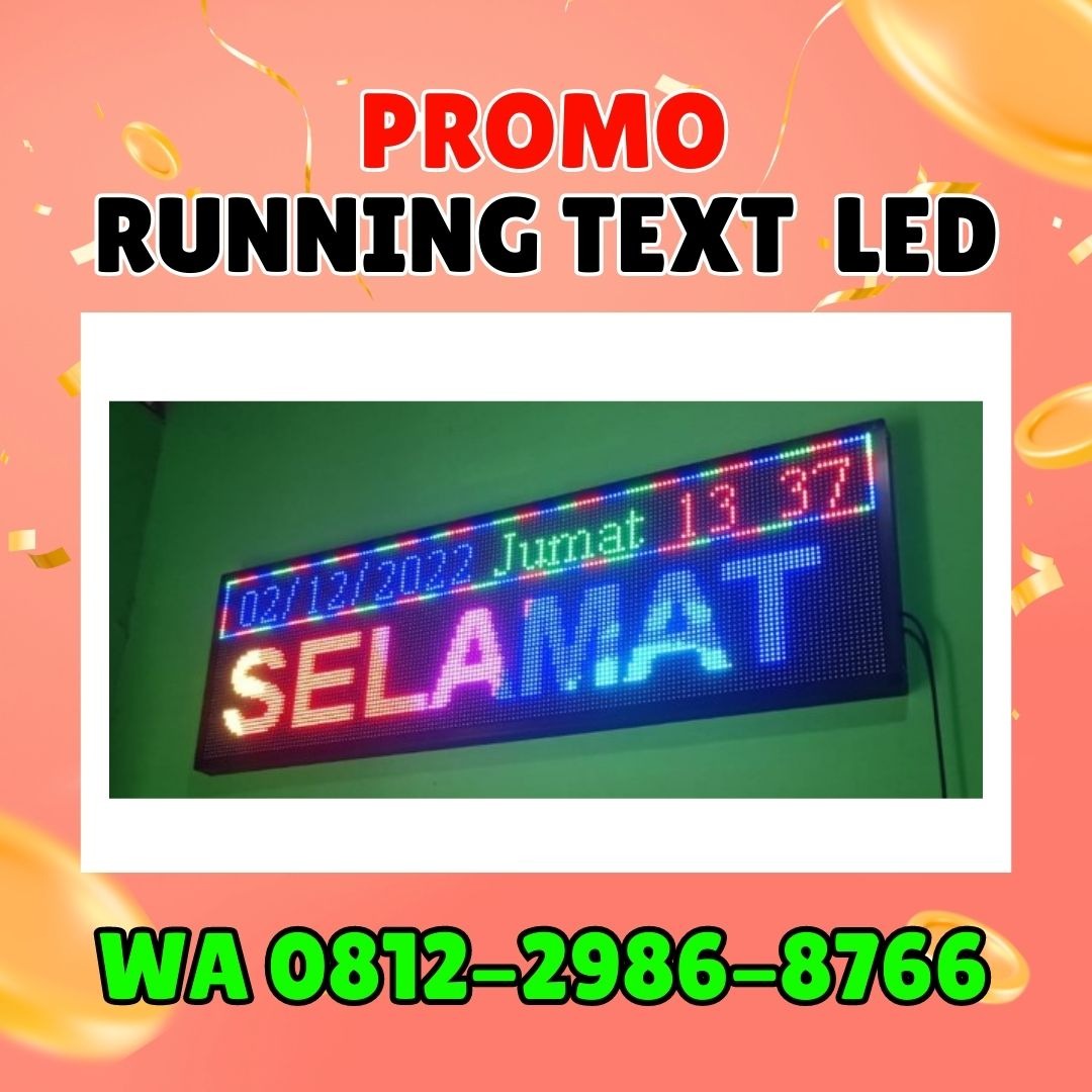 WA 0812-2986-8766 Jual running text / LED Tulisan berjalan Karangdowo ... WA 0812-2986-8766 Jual running text / LED Tulisan berjalan Karangdowo ...