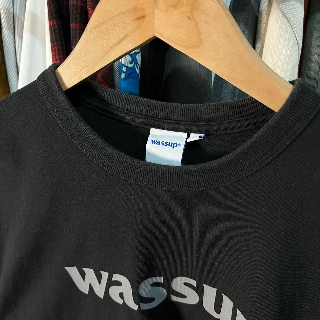 Wassup Logo Tee Heavyweight T-Shirt, Men's Fashion, Tops & Sets ...