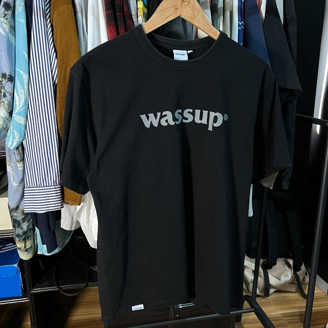 Wassup Logo Tee Heavyweight T-Shirt, Men's Fashion, Tops & Sets ...