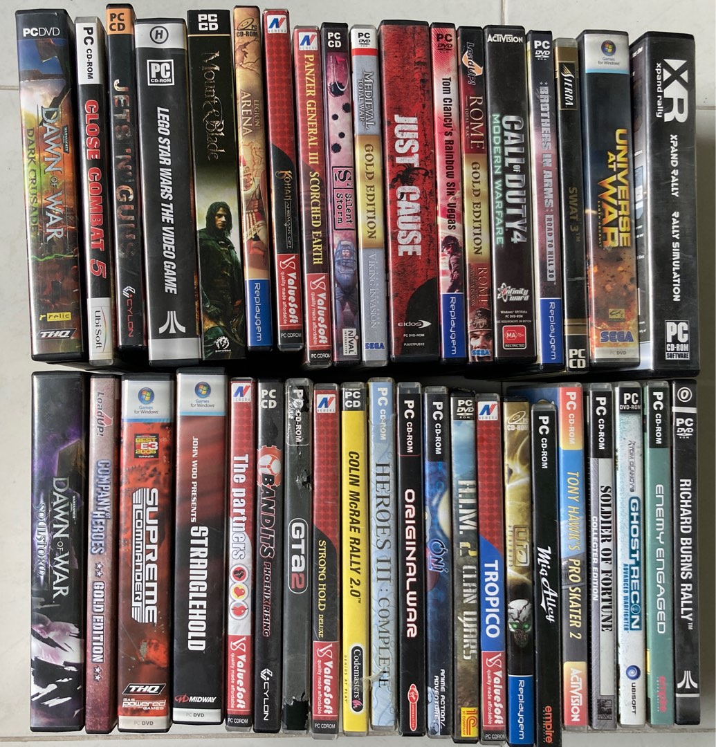 Windows CD/DVD games, Video Gaming, Video Games, Others on Carousell